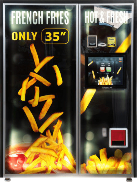 Products | Integra – French fry vending machine